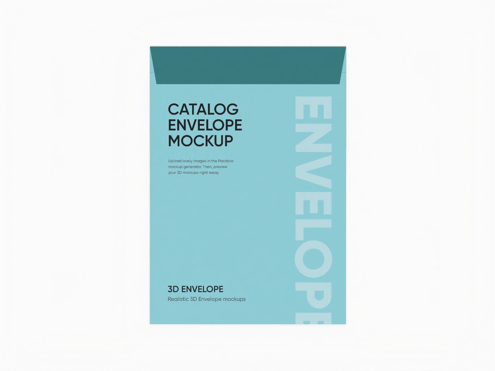 Free Open Envelope Mockup - Design Online