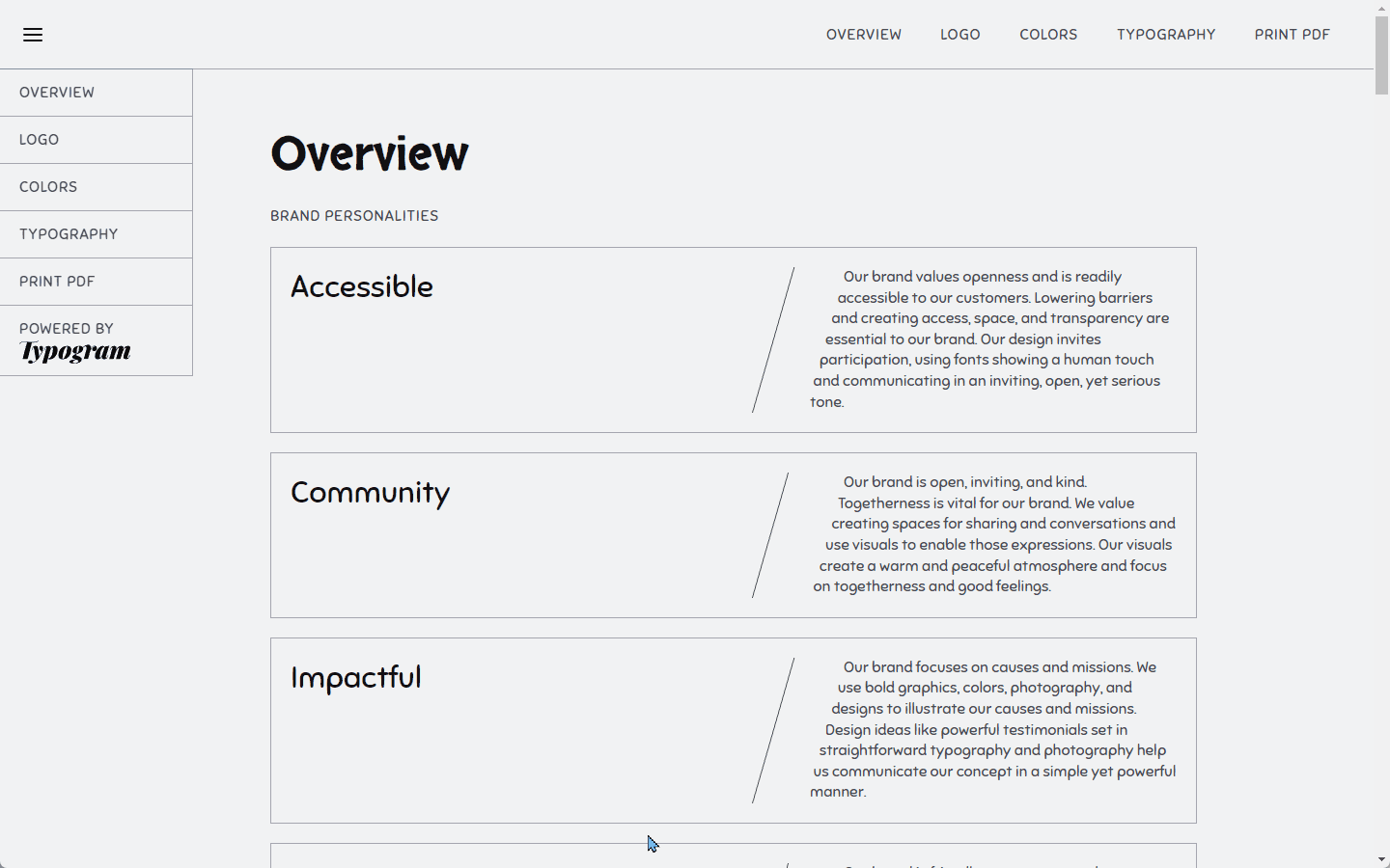 Typogram, the most user-friendly logo design tool