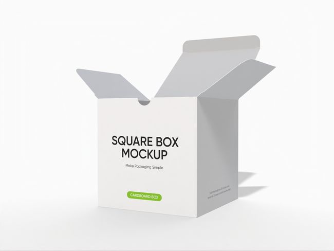 Free & Download Square Box Mockups ｜Pacdora