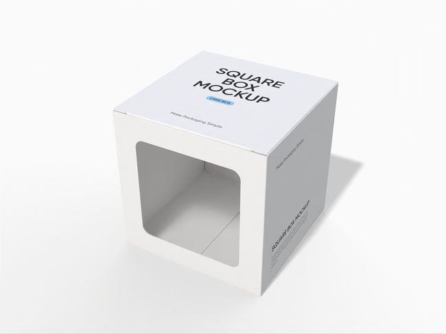 Free & Download Square Box Mockups ｜Pacdora
