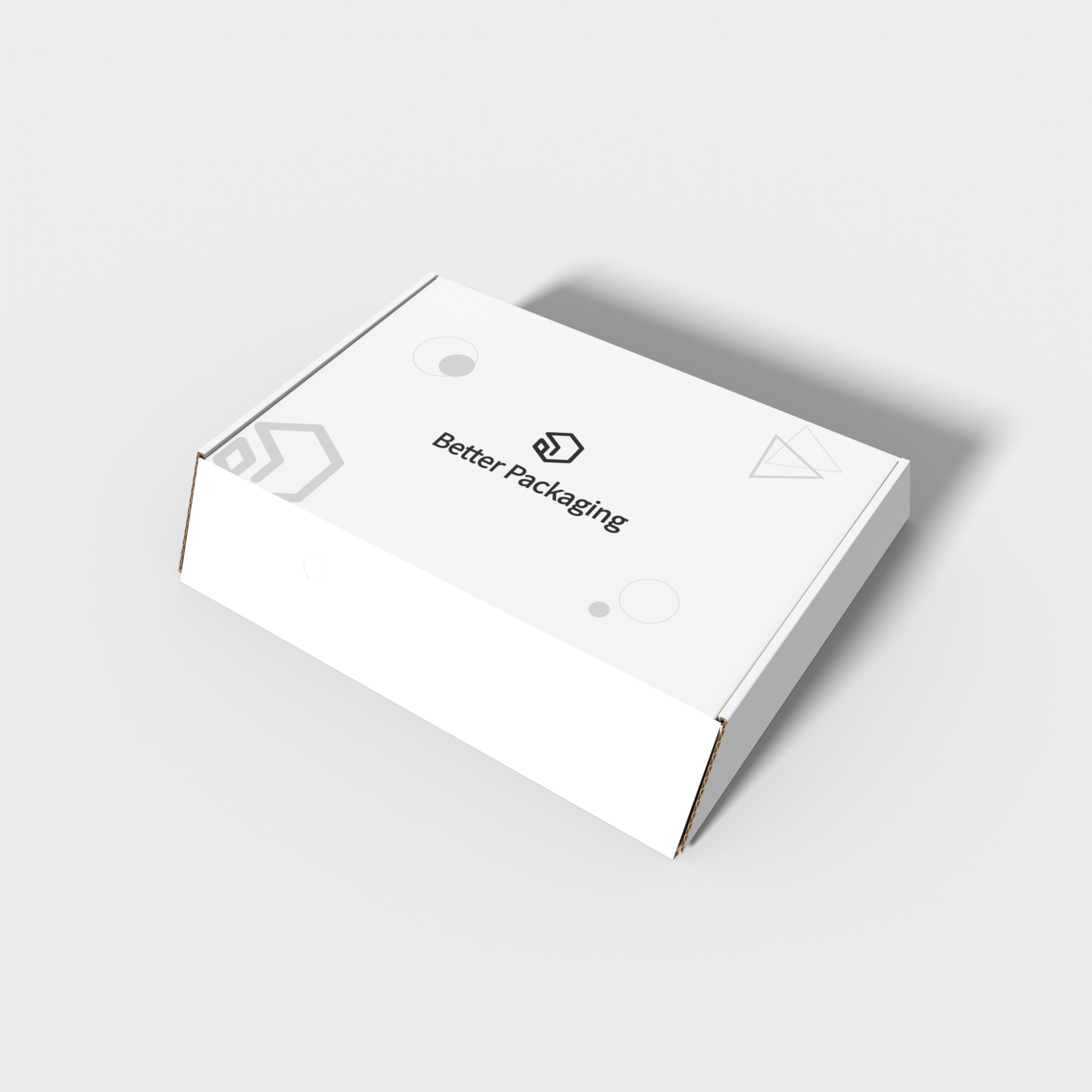 Flip top boxes 3 blocks ladder-type mockup 157030