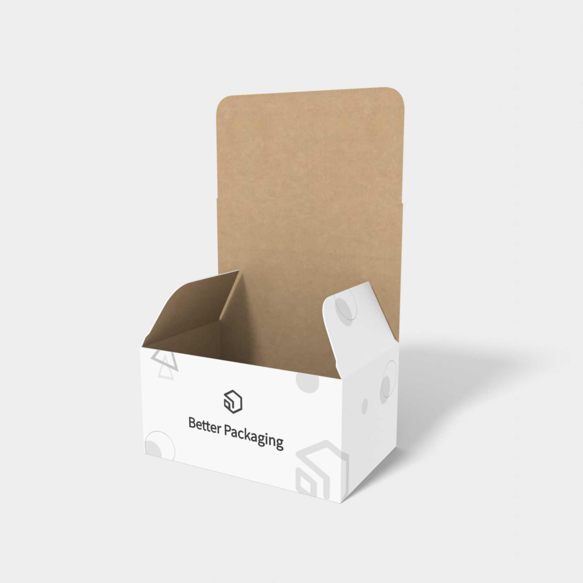 Display boxes/stands auto lock bottom lock inserts mockup 171160