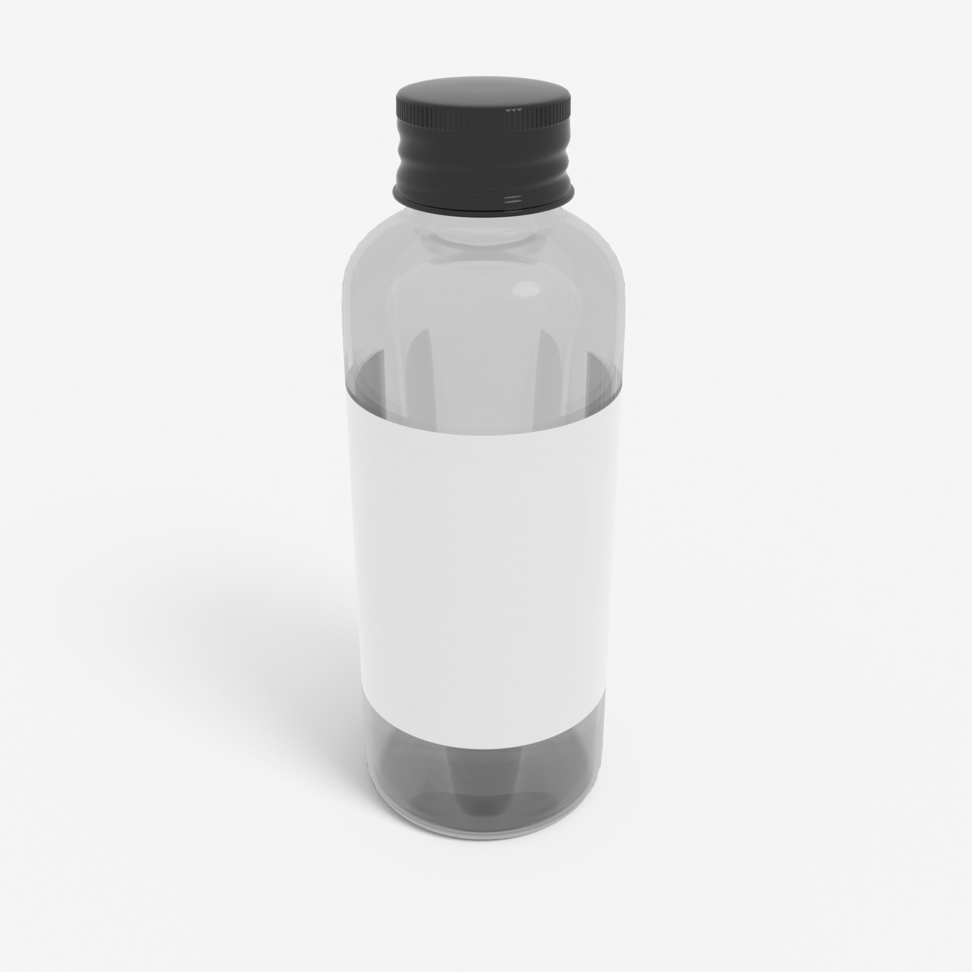 Label produk botol plastik makeup Maket