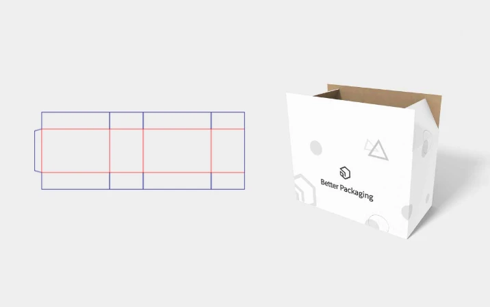 Printable Amazon Box Template - Download Free