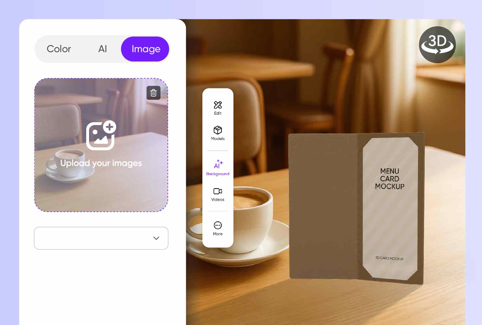 Free Cafe Menu Mockup Design
