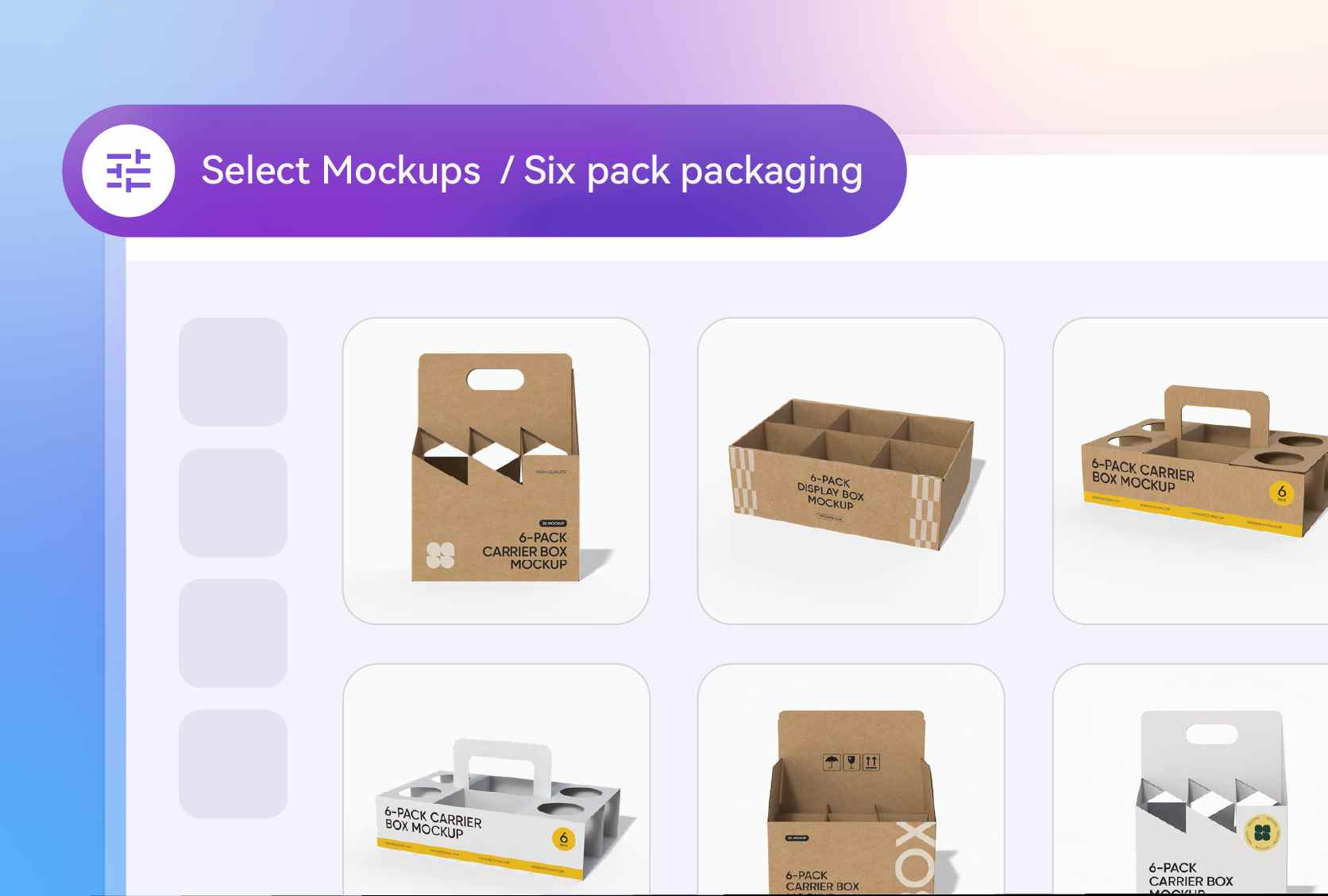 Six Pack Packaging | Design Free Online