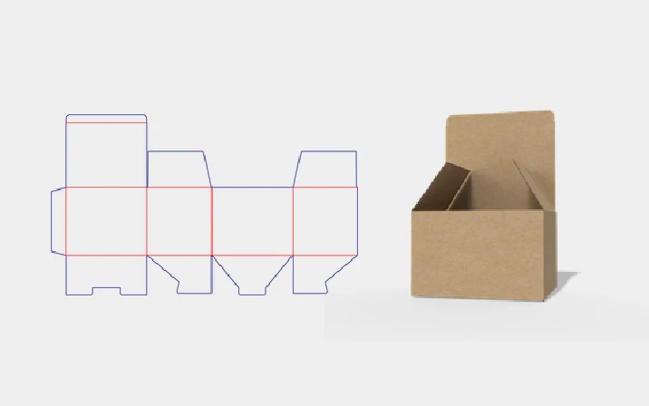 FEFCO 0713 | Printable Lock-Bottom Template