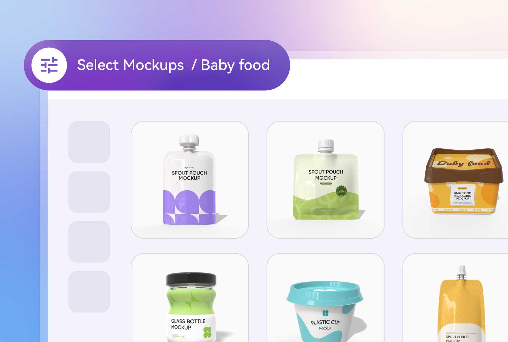 Design Baby Food Packaging Online | Free Mockups