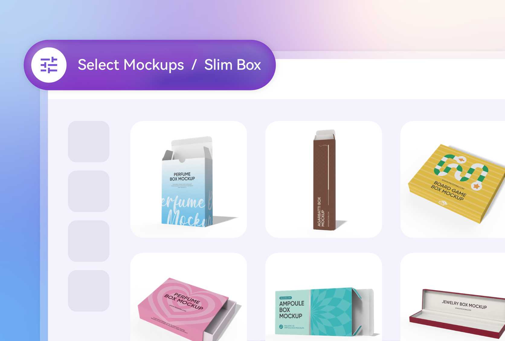 Free Slim Box Mockup - Design Online & Instantly Download