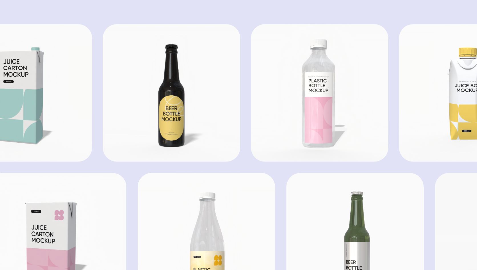 Maket Botol Minuman Gratis & Unduh ｜Pacdora