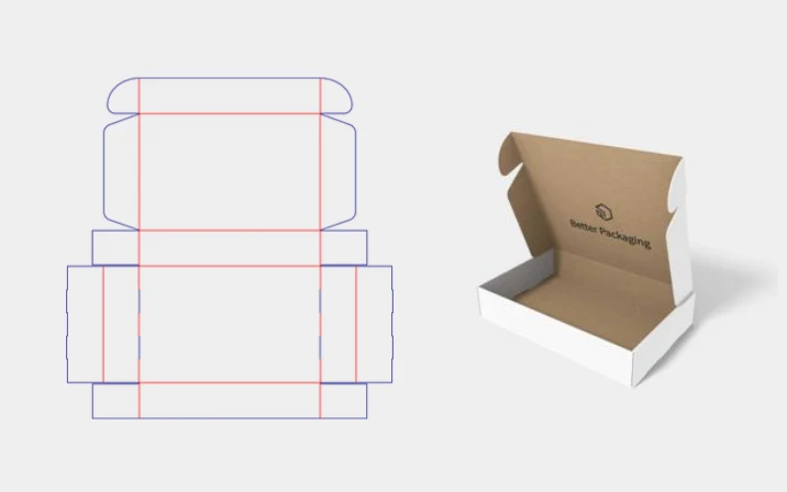 Box with Flap Custom Flap Open Boxes