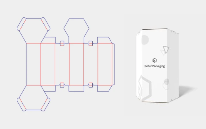 Free Printable Polygonal Box Template