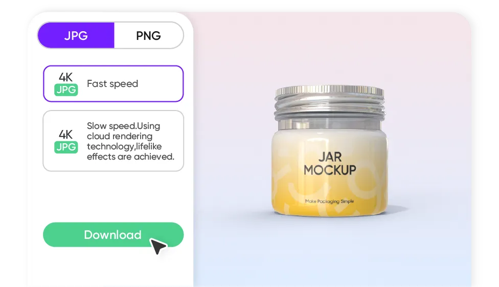 Free Small Jar Mockup | Online Design & Download