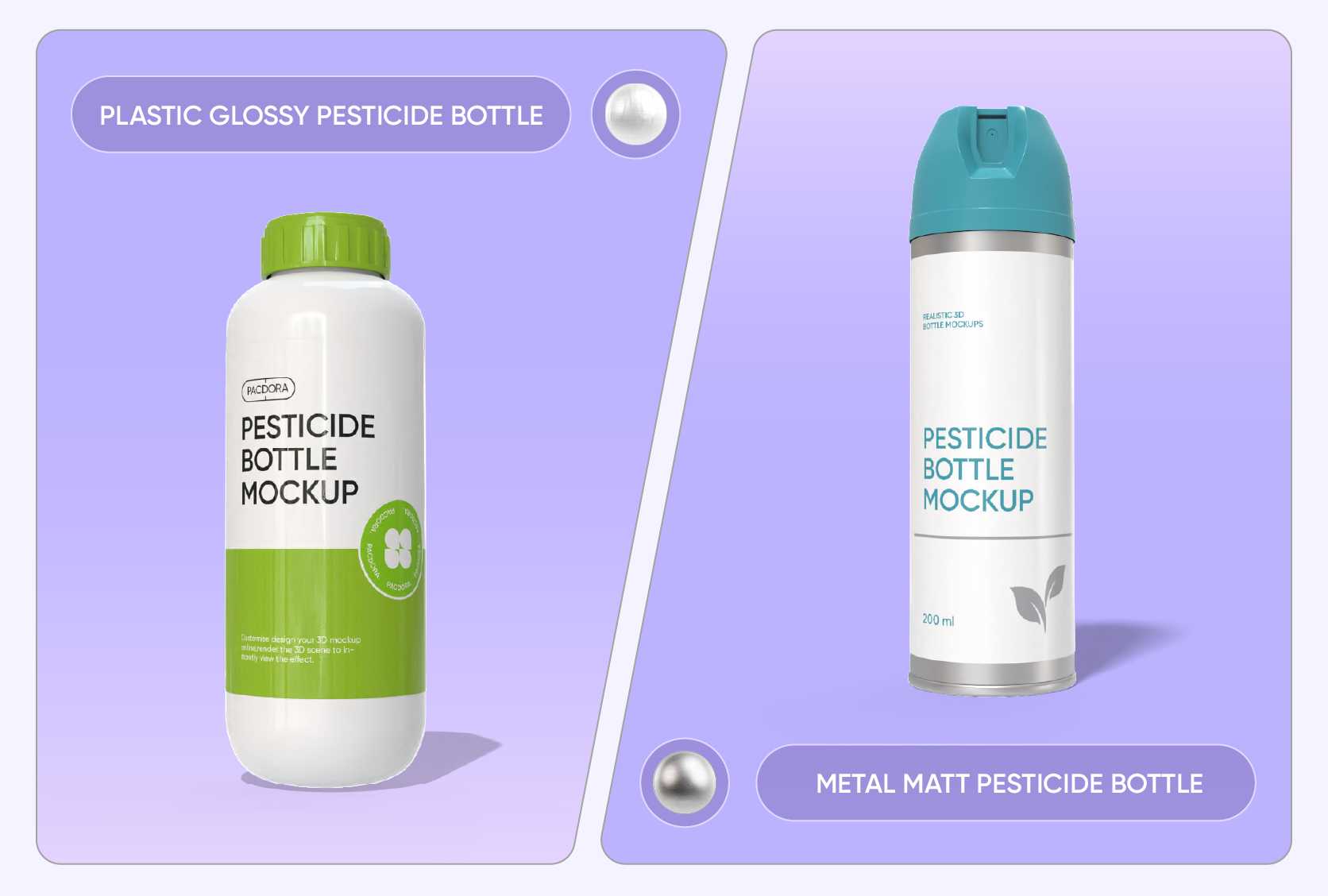 Pesticide Bottle Mockup | Design for Free Online