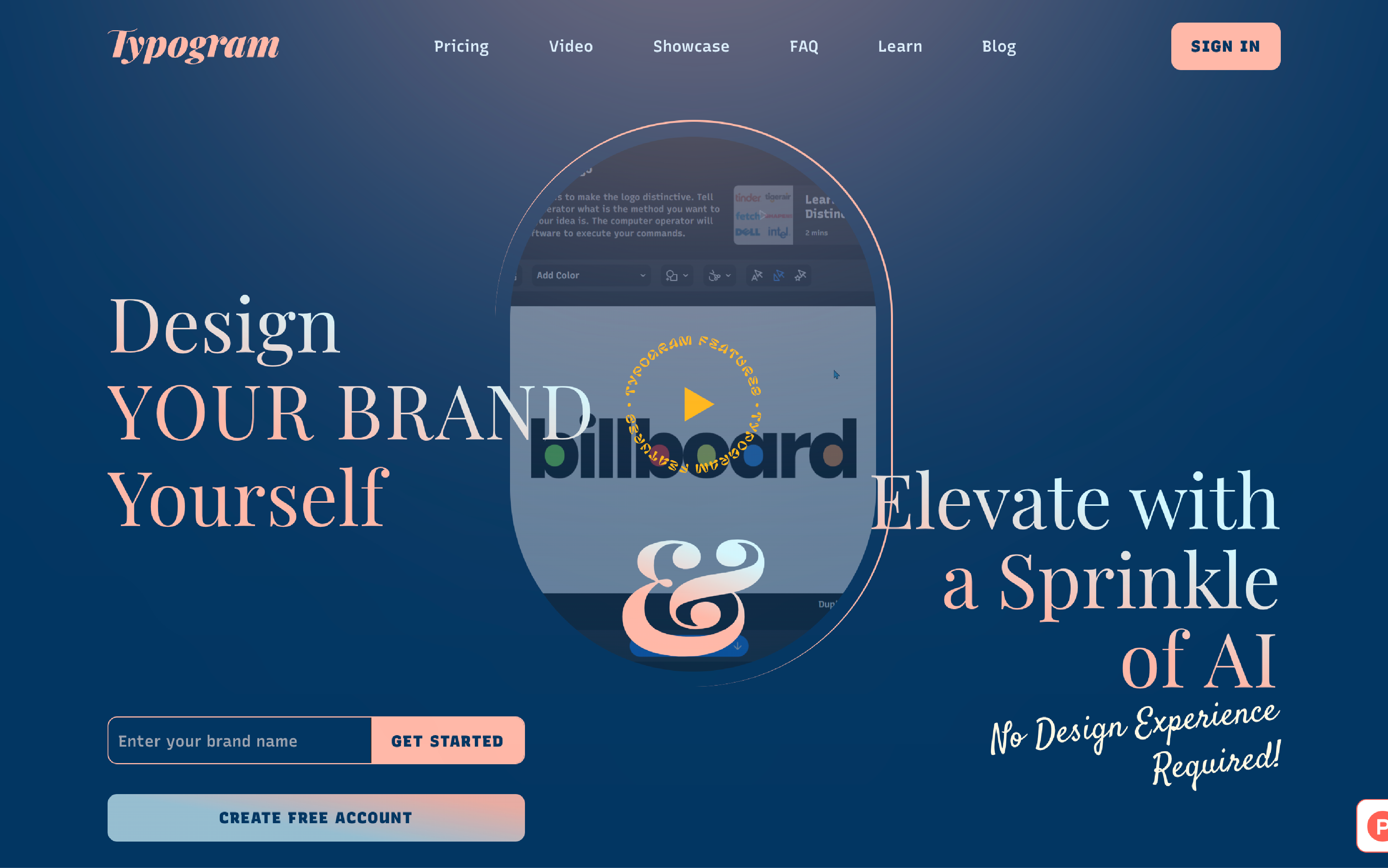 Typogram, a ferramenta de design de logotipos mais fácil de usar