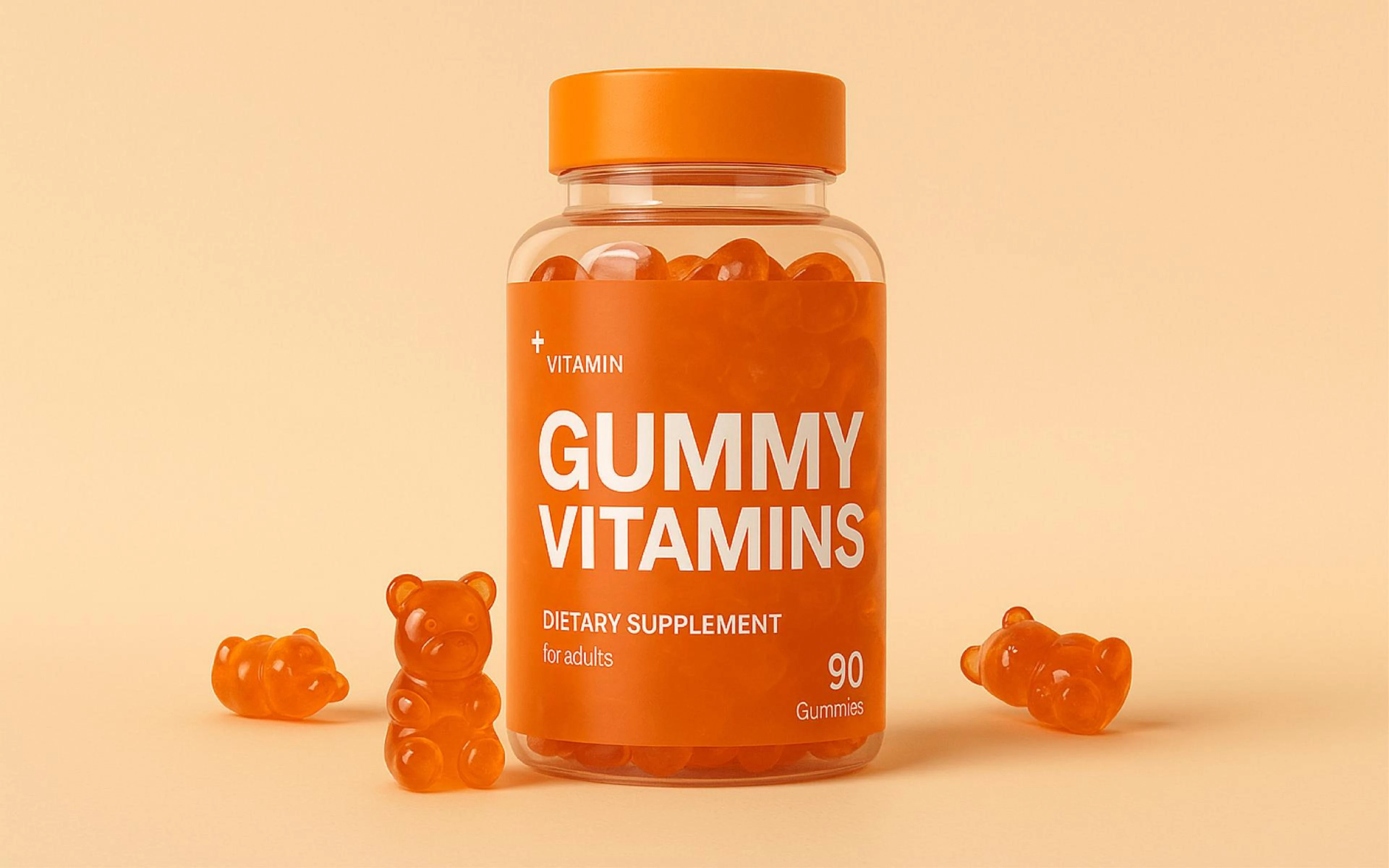 Maket Permen Gummy | Desain Gratis dan Dapat Disesuaikan