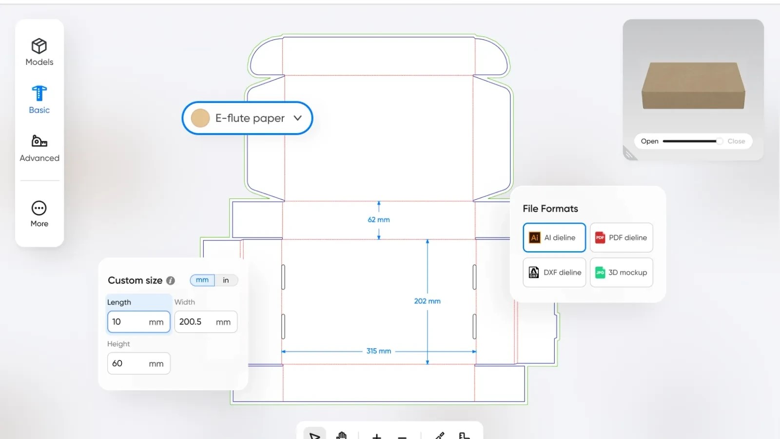 Edit Template Online | Box Templates Free Download