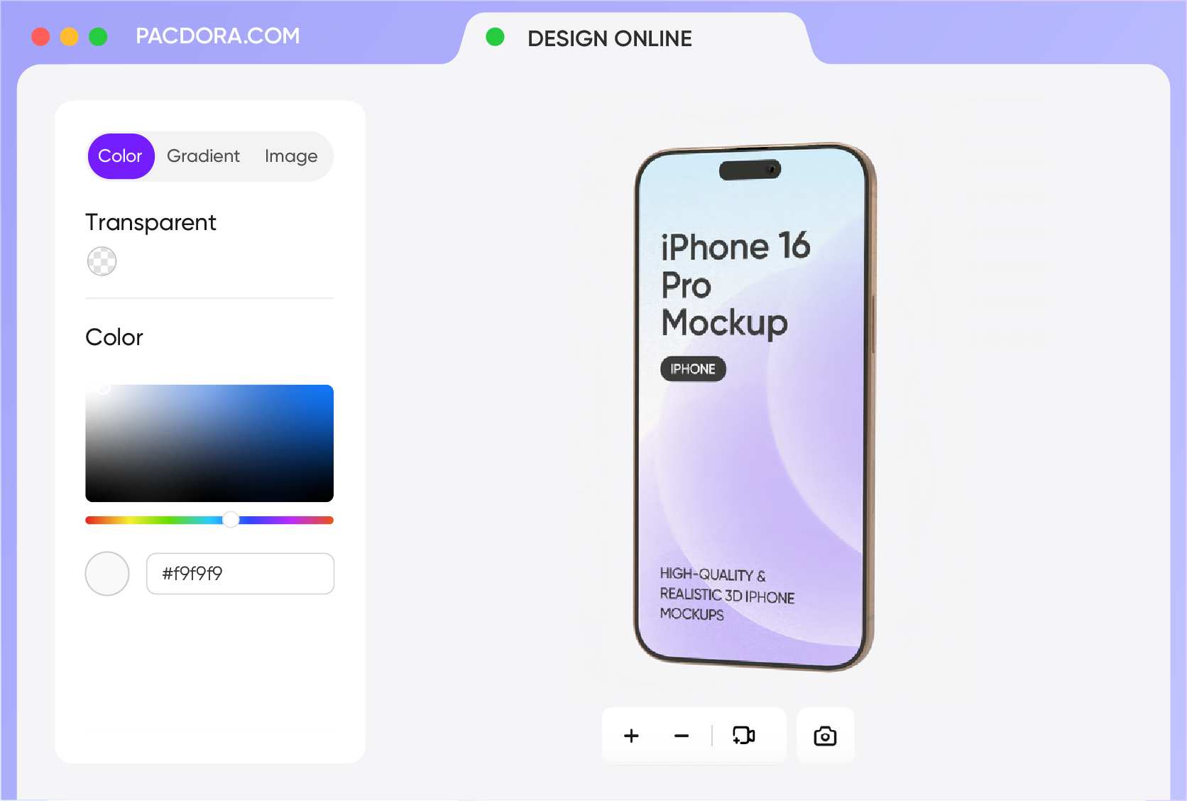 Free iPhone 16 Pro Mockup Generator - Pacdora