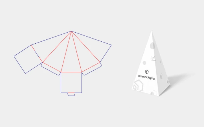 Free Printable Pyramid Box Template