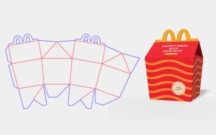 Happy Meal Box Template | Printable & Free Download