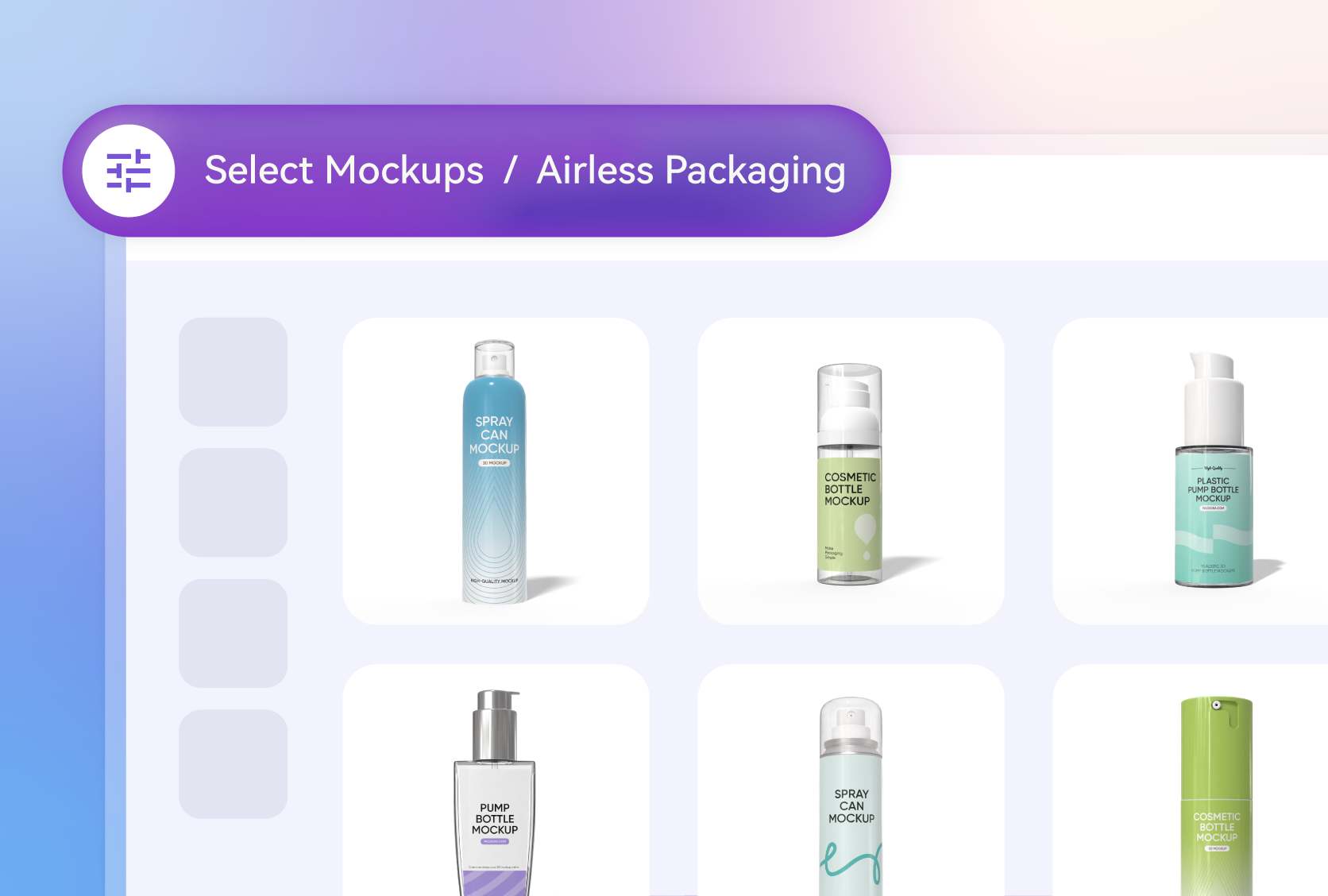 Design Airless Packaging Online | Free Mockups