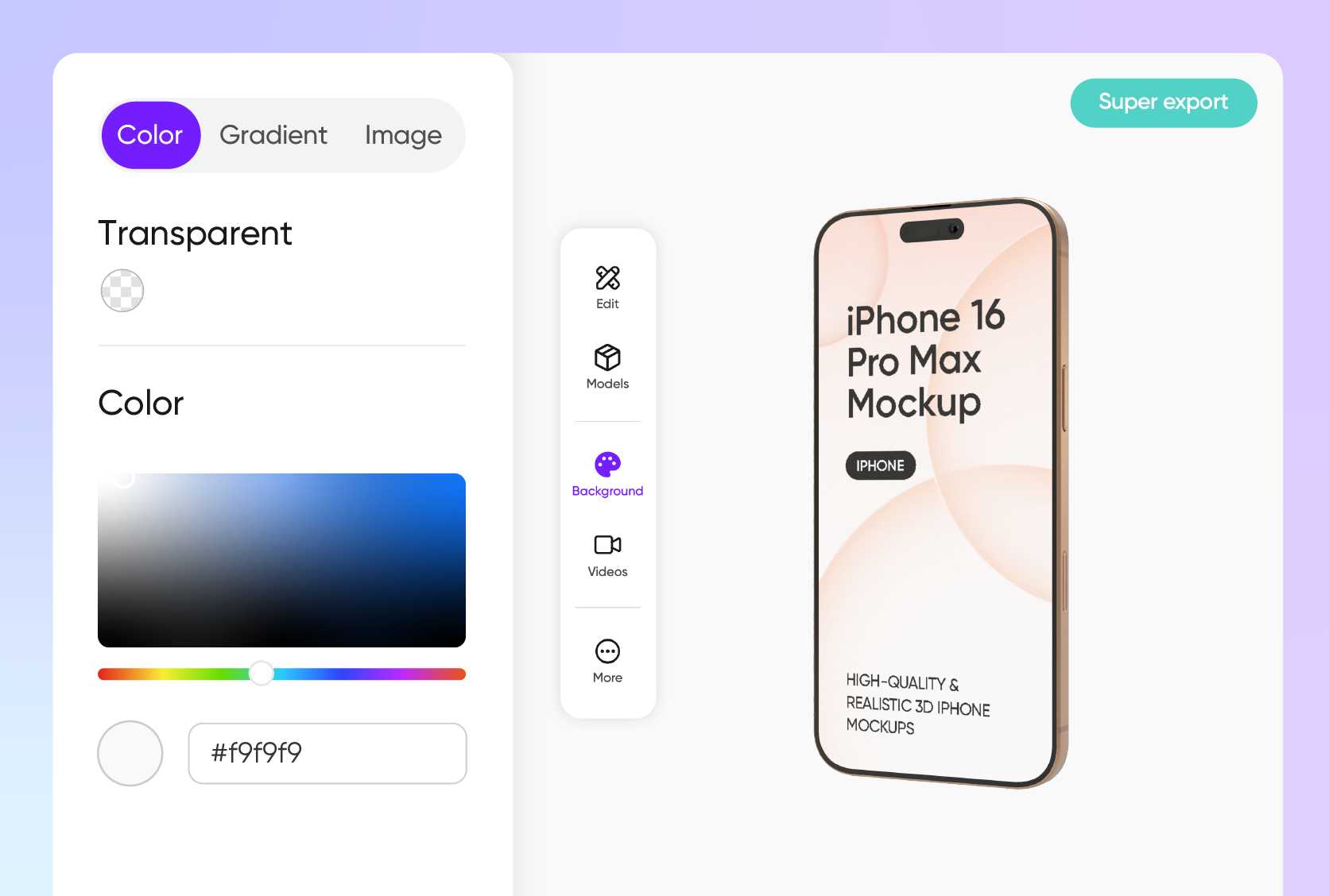 Free iPhone 16 Pro Max Mockup Generator | Pacdora