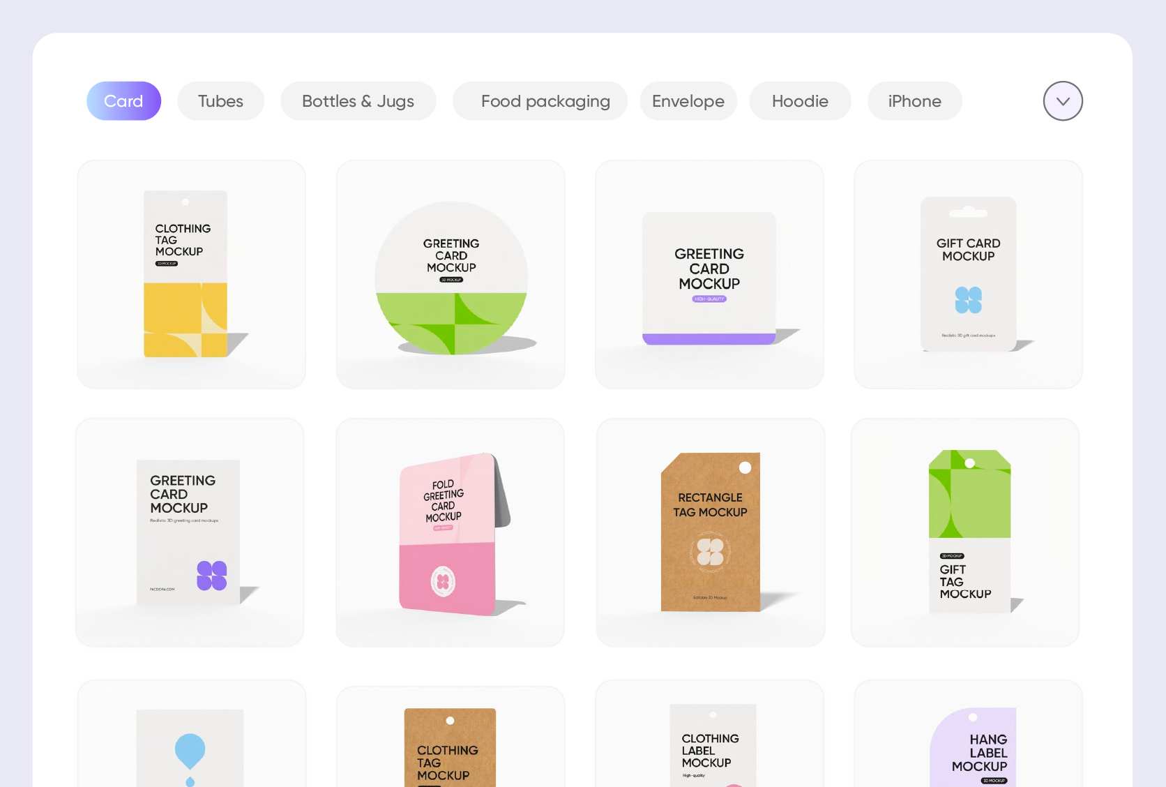 Free Online Tag Mockup Design