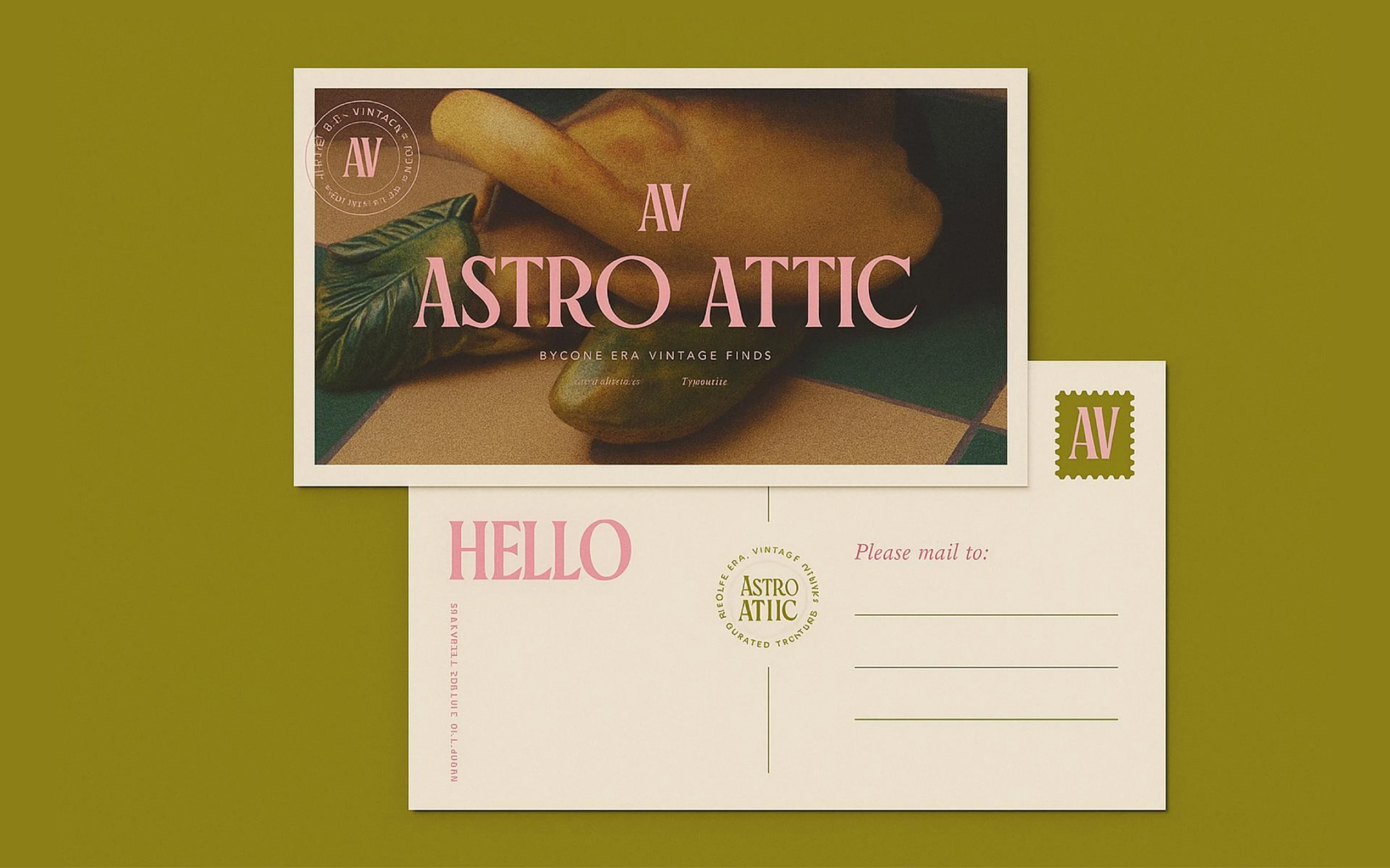 Postcard Mockup – Fully Customizable on Pacdora