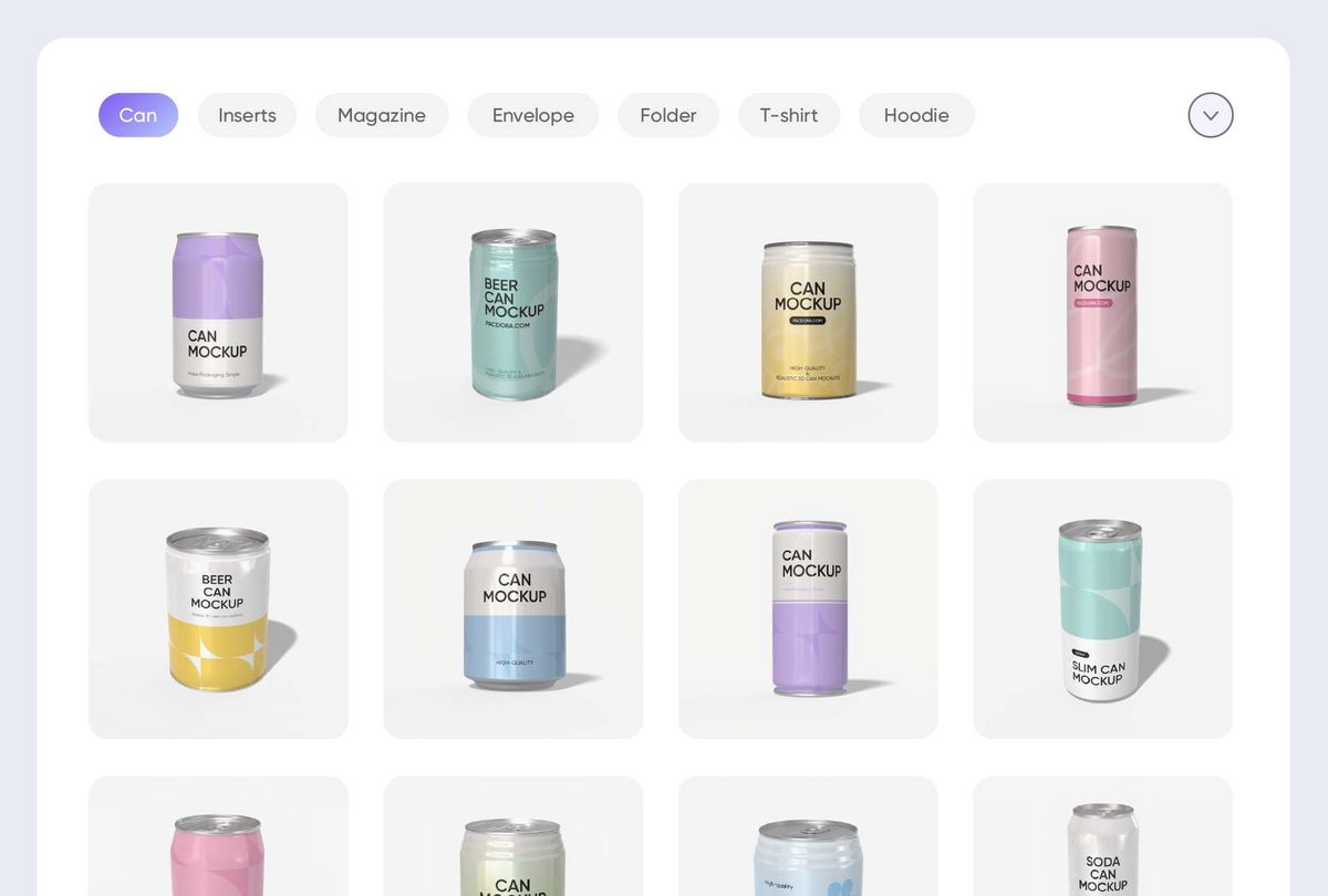 65+ Free Soda Can Mockups - Design Online