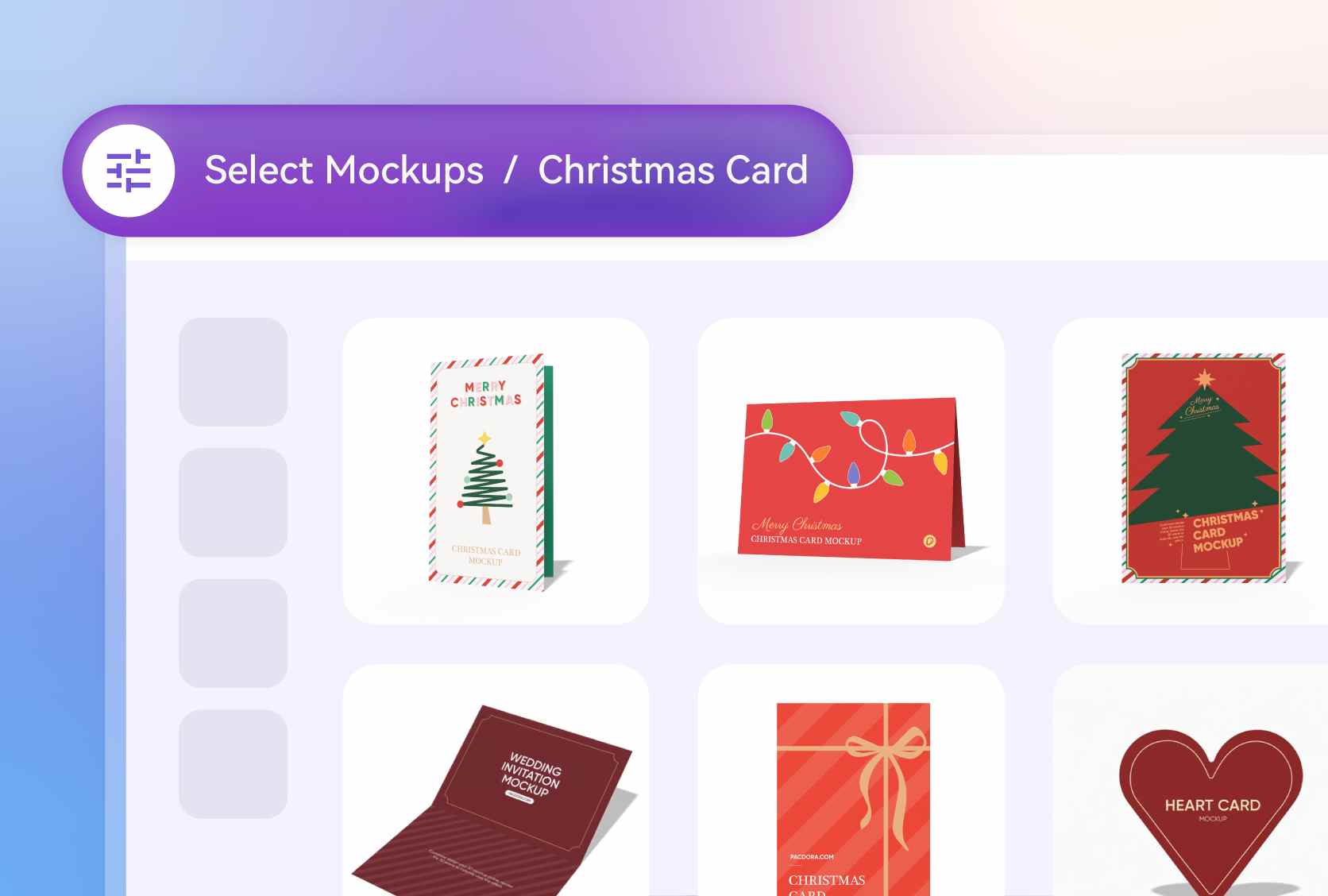 Christmas Card Mockup - Design for Free Online