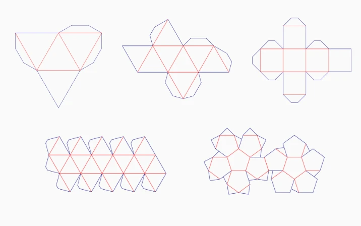 Platonic Solid Templates | Craft Your Own 3D Shape
