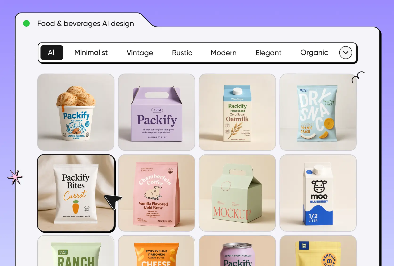 Design Food Packaging for Free with AI | Packify