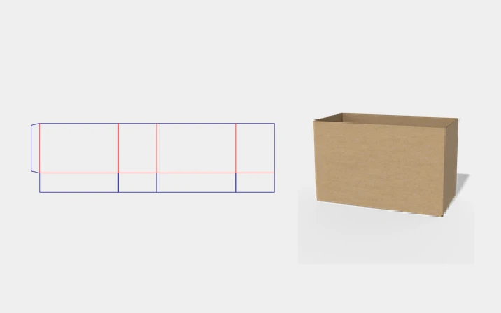 FEFCO 0200 | Downloadable Template with Free Customization