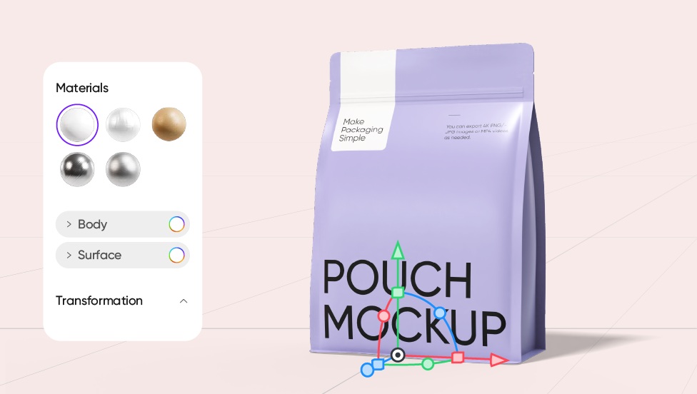 Free & Download Pouch Mockups ｜Pacdora