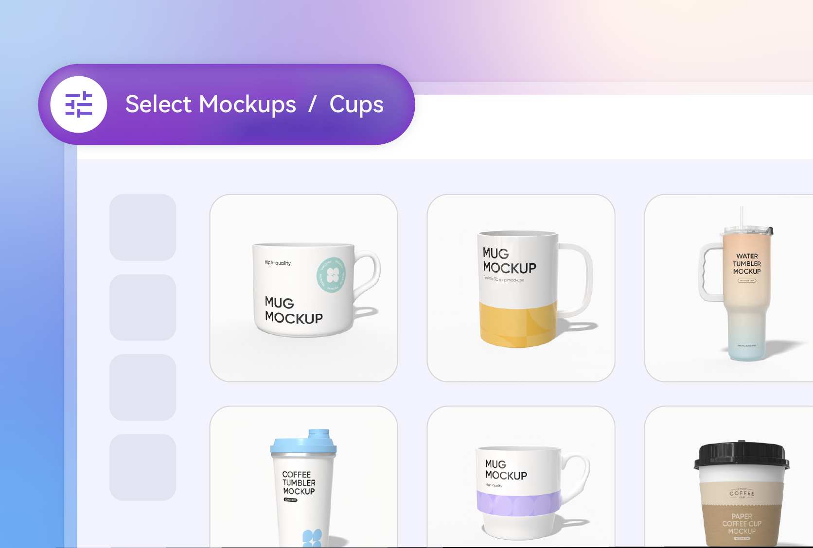 3D Cups with Design | Design for Free Online