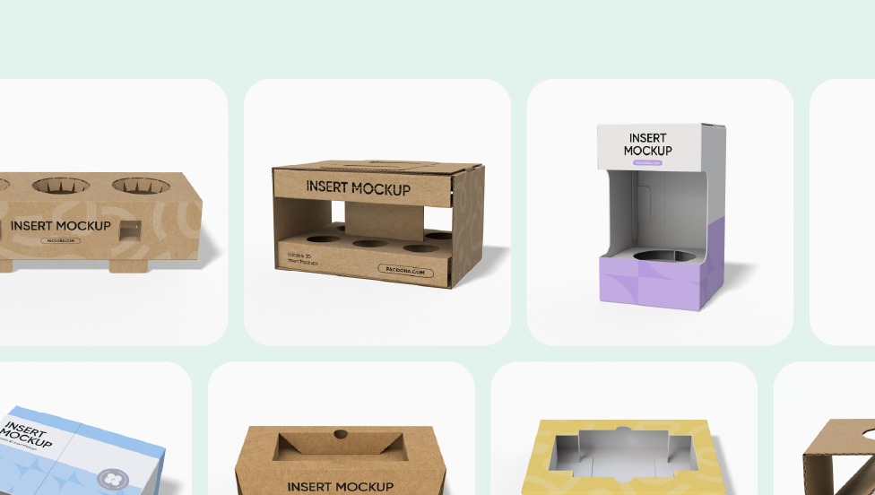 Customize & Download Box Insert Mockups ｜Pacdora