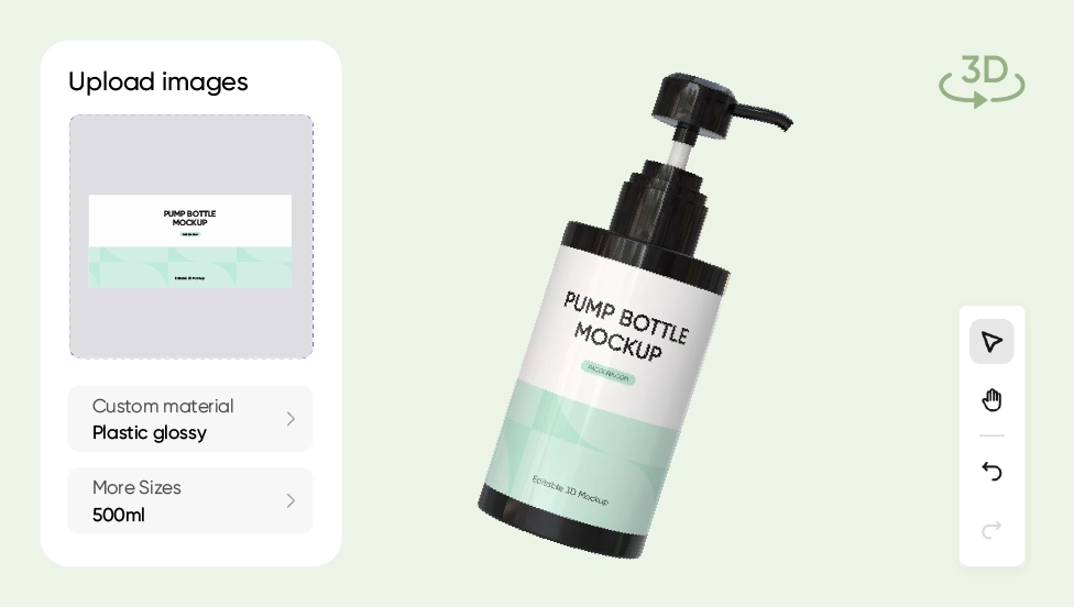 Customize & Download Pump Bottle Mockups ｜Pacdora